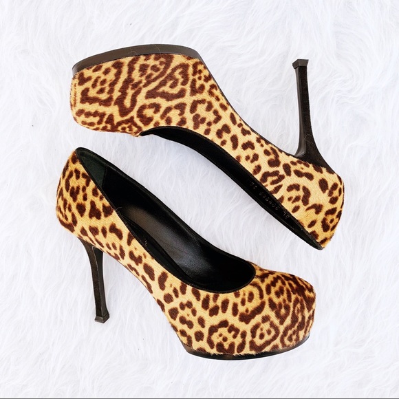 Yves Saint Laurent | Shoes | Yves Saint Laurent Tribtoo Leopard ...